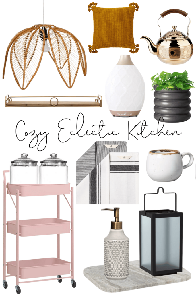 Cozy Eclectic Kitchen- Floral Wallpaper and Window Seat - Blushing ...