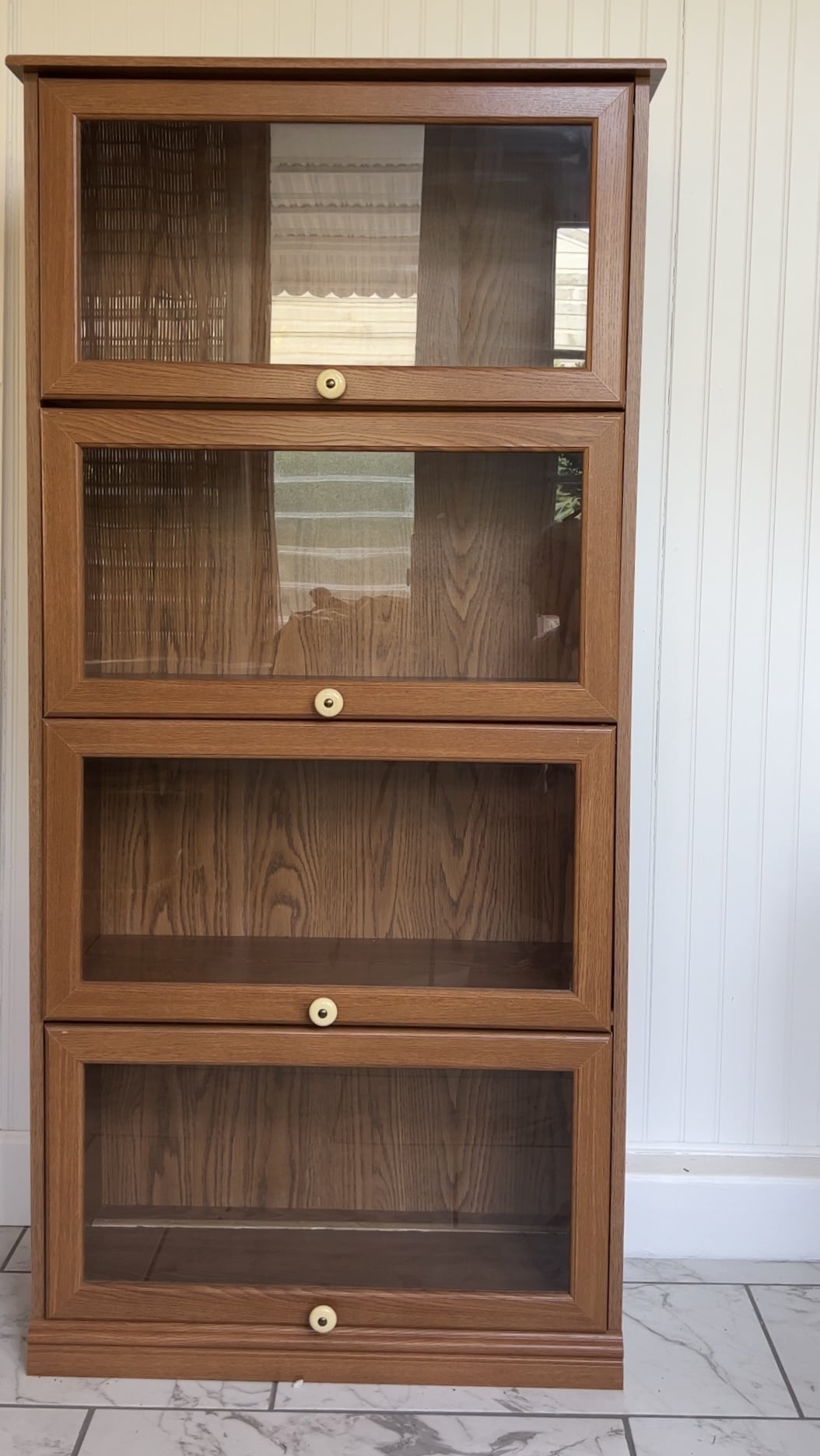 Painted Barrister Bookcase - Blushing Bungalow | So Cute You'll Blush ☺️