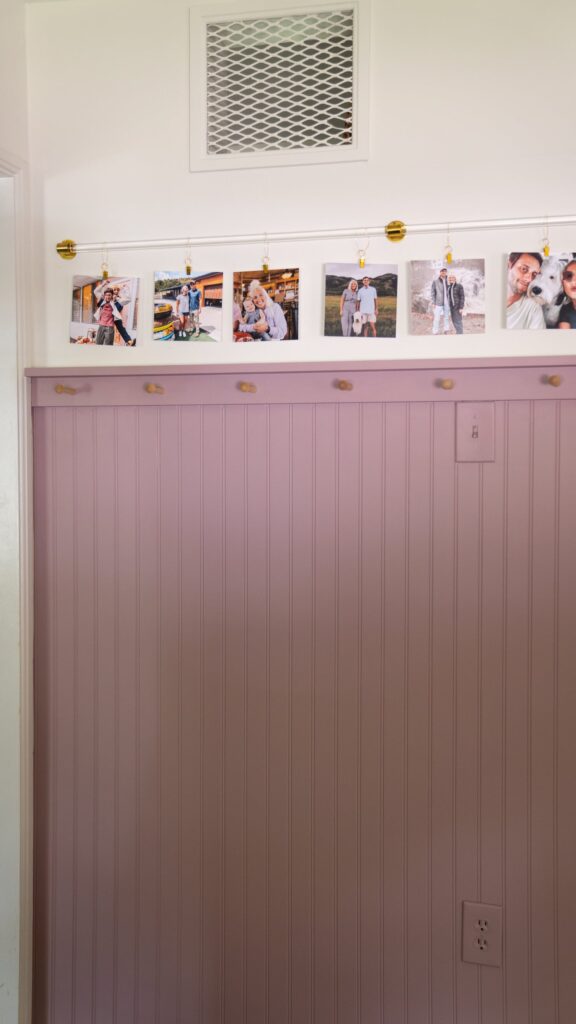 Acrylic Picture Rail with Brass Clips - Blushing Bungalow | So Cute You ...