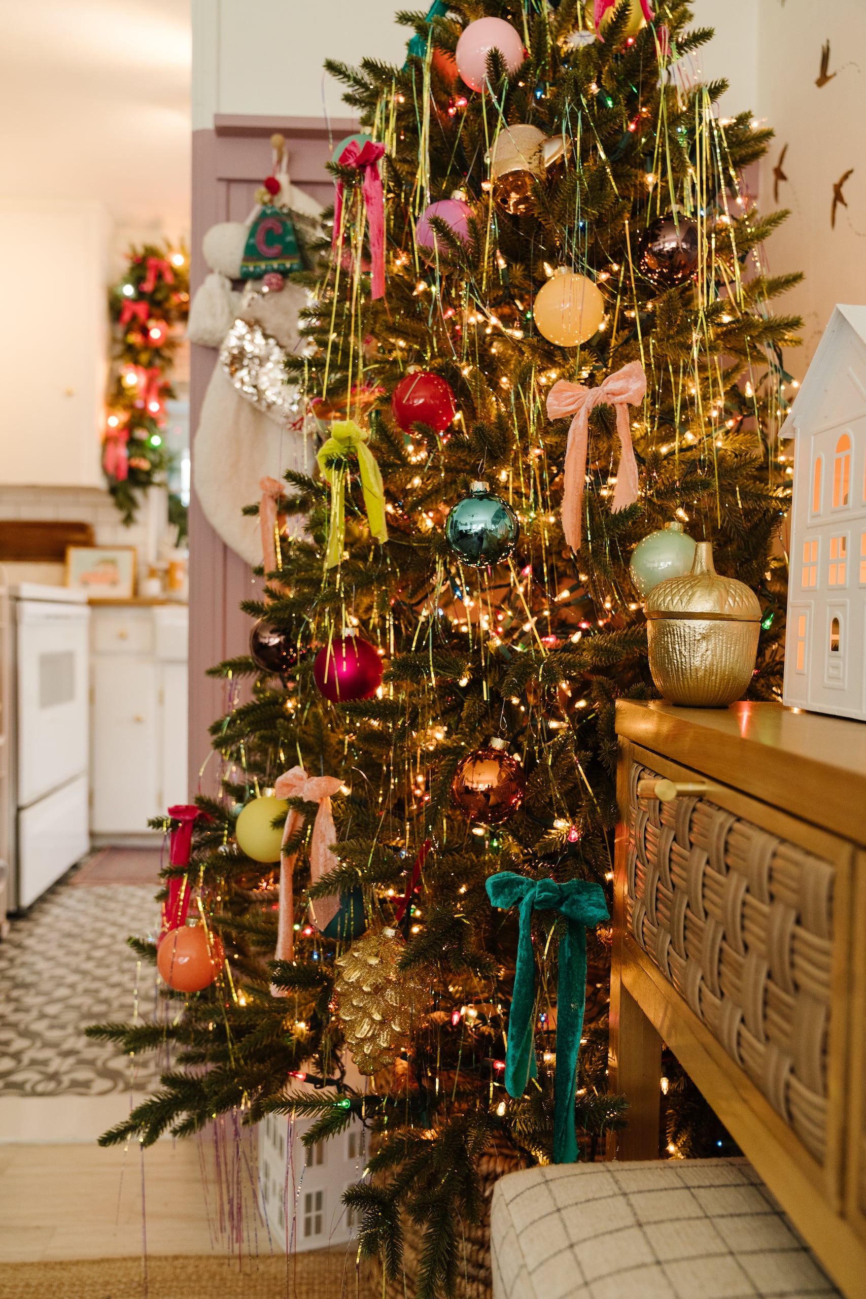 Vintage Inspired Tinsel Christmas Tree - Blushing Bungalow | So Cute ...