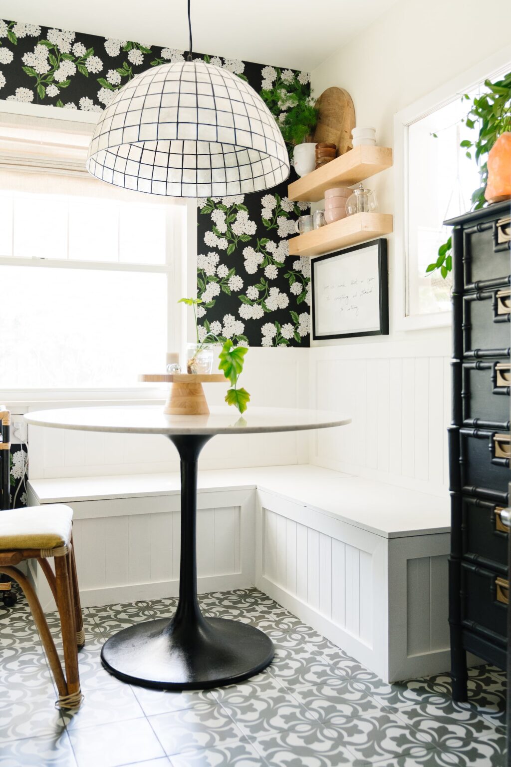 DIY Breakfast Nook Bench with Storage - Blushing Bungalow | So Cute You ...