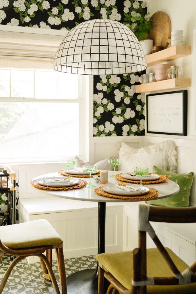 DIY Breakfast Nook Bench with Storage - Blushing Bungalow | So Cute You ...