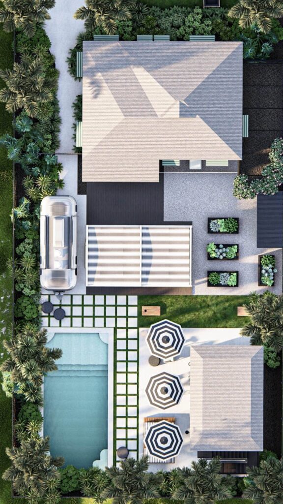 Small House Big Backyard Outdoor Transformation Plans - Blushing ...