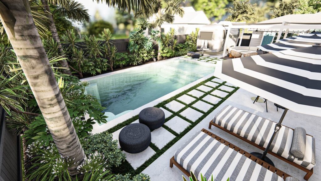 Small House Big Backyard Outdoor Transformation Plans - Blushing ...