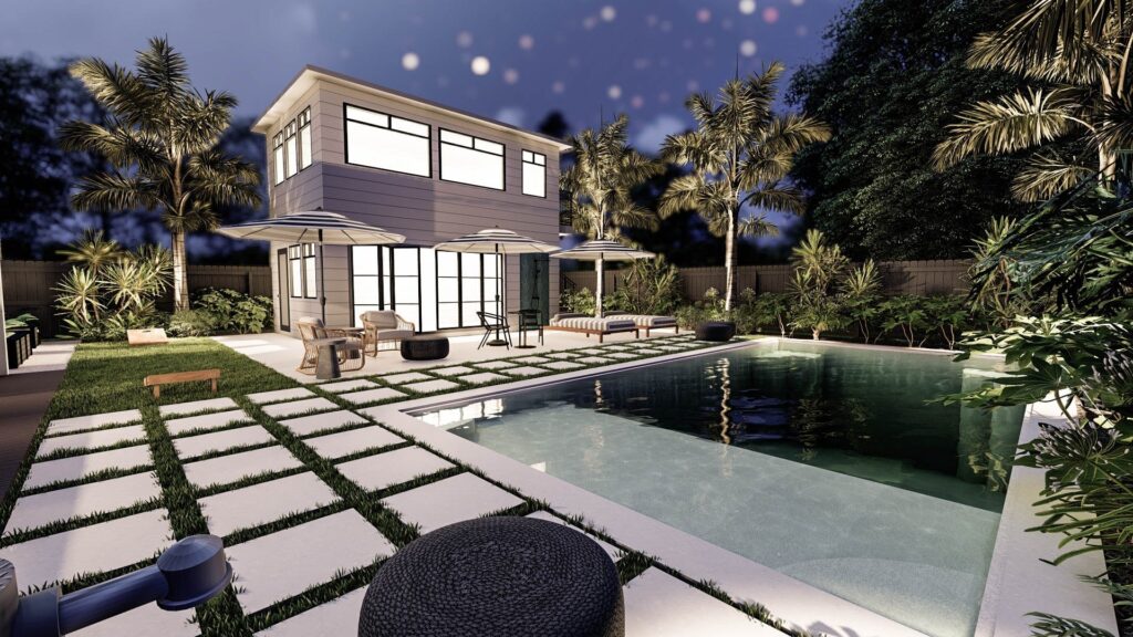 Small House Big Backyard Outdoor Transformation Plans - Blushing ...