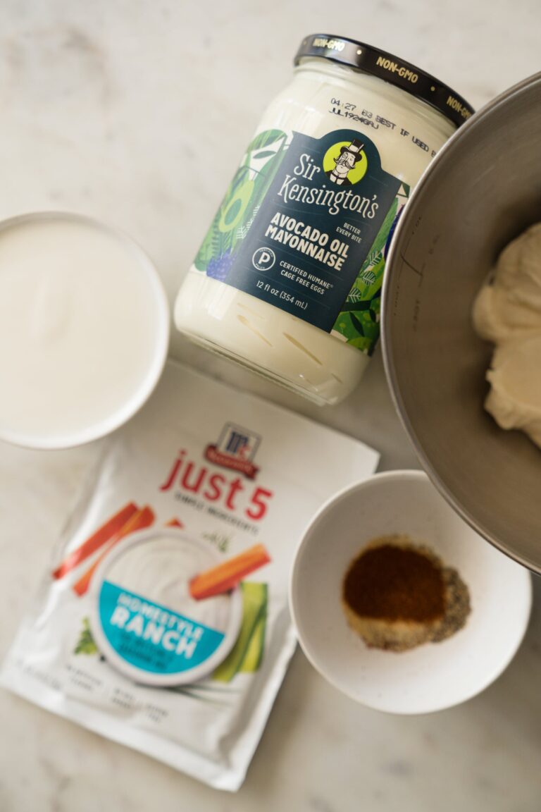 Homemade Spicy Ranch Dressing - Blushing Bungalow | So Cute You'll Blush ☺️