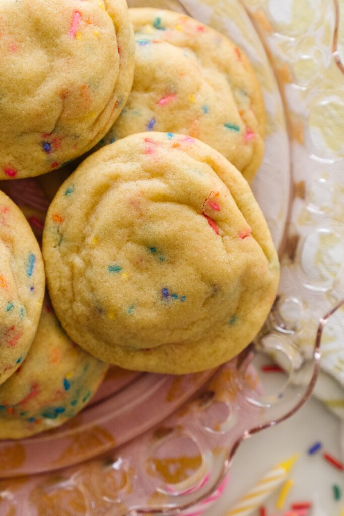 Birthday Cookies with Sprinkles - Blushing Bungalow | So Cute You'll ...
