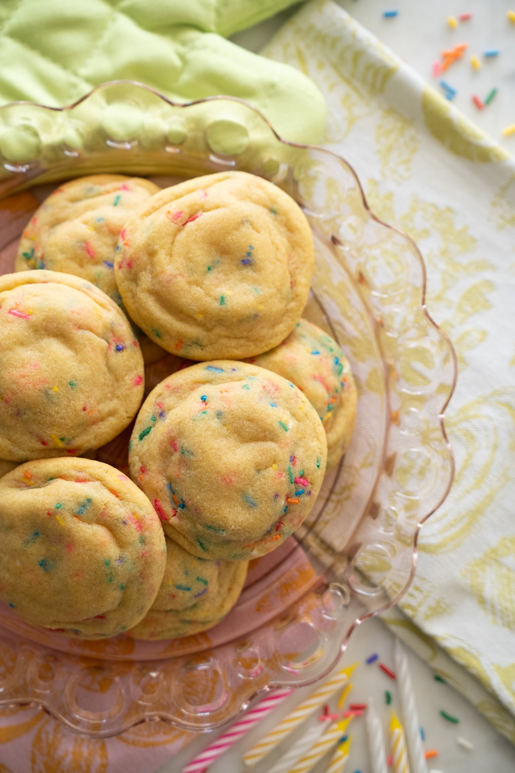 Birthday Cookies with Sprinkles - Blushing Bungalow | So Cute You'll ...