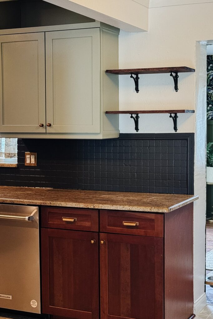 How to Modernize Kitchen Cabinets - Blushing Bungalow