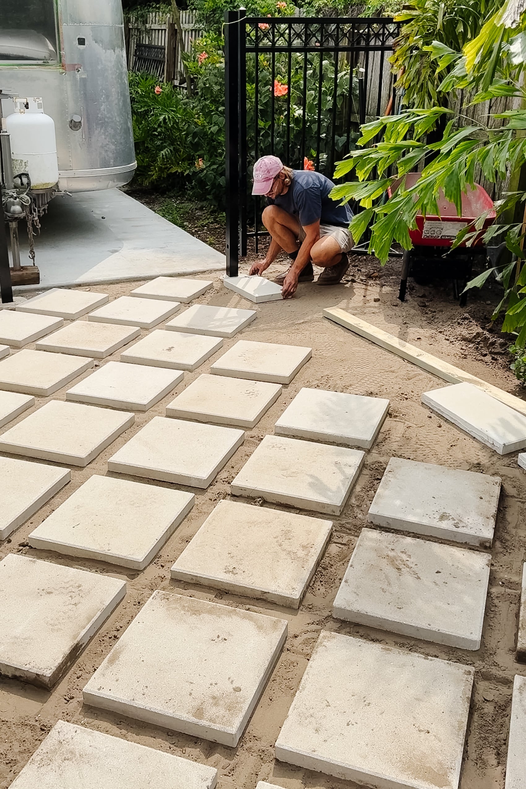 DIY Diamond Paver and Turf Walkway - Blushing Bungalow | So Cute You'll ...