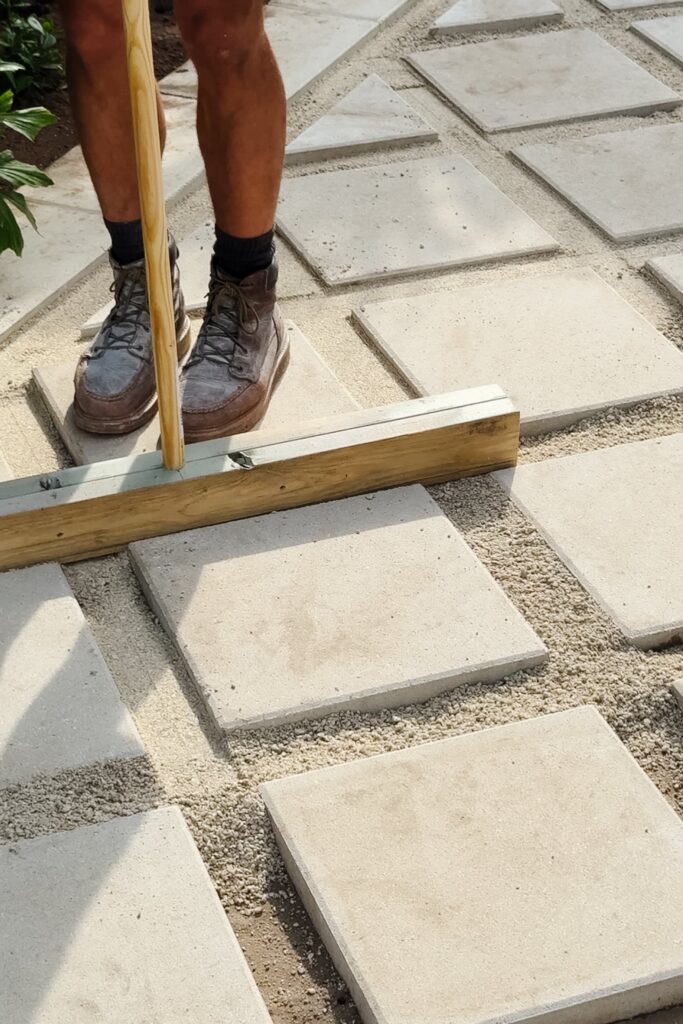 DIY Diamond Paver and Turf Walkway - Blushing Bungalow | So Cute You'll ...