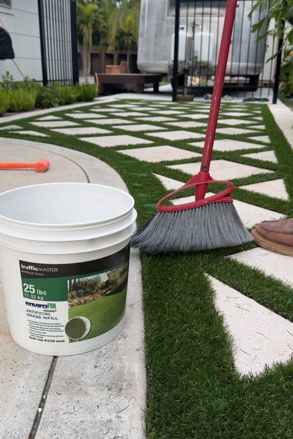 How to Install Artificial Turf Between Pavers: A Step-by-Step Guide - Blushing Bungalow | So ...