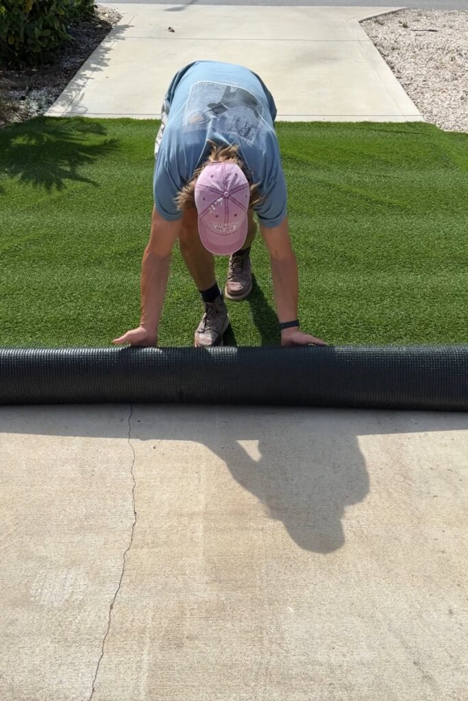 How to Install Artificial Turf Between Pavers: A Step-by-Step Guide - Blushing Bungalow | So ...