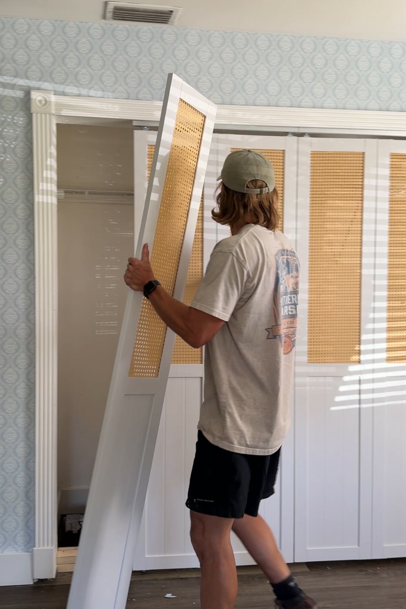 DIY Semi-Custom Closet Doors - Blushing Bungalow | So Cute You'll Blush ☺️