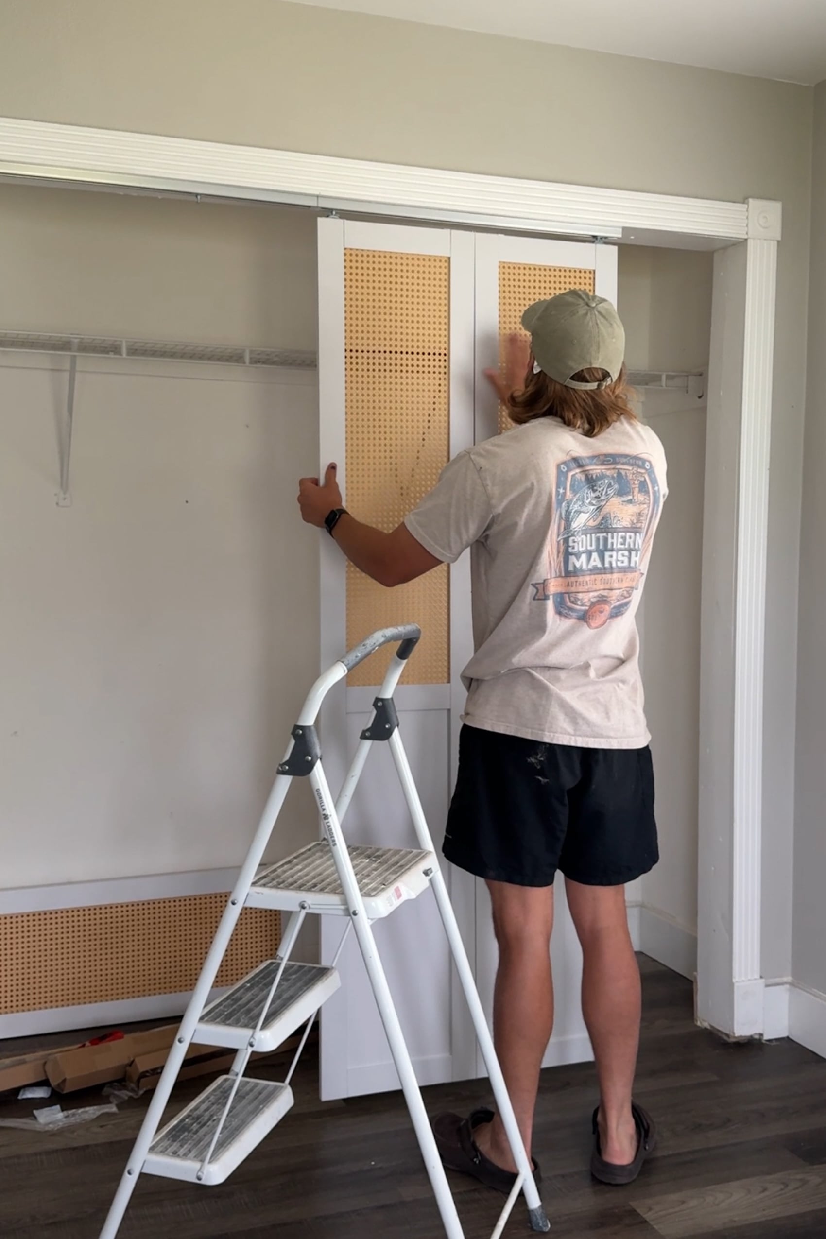 DIY Semi-Custom Closet Doors - Blushing Bungalow | So Cute You'll Blush ☺️