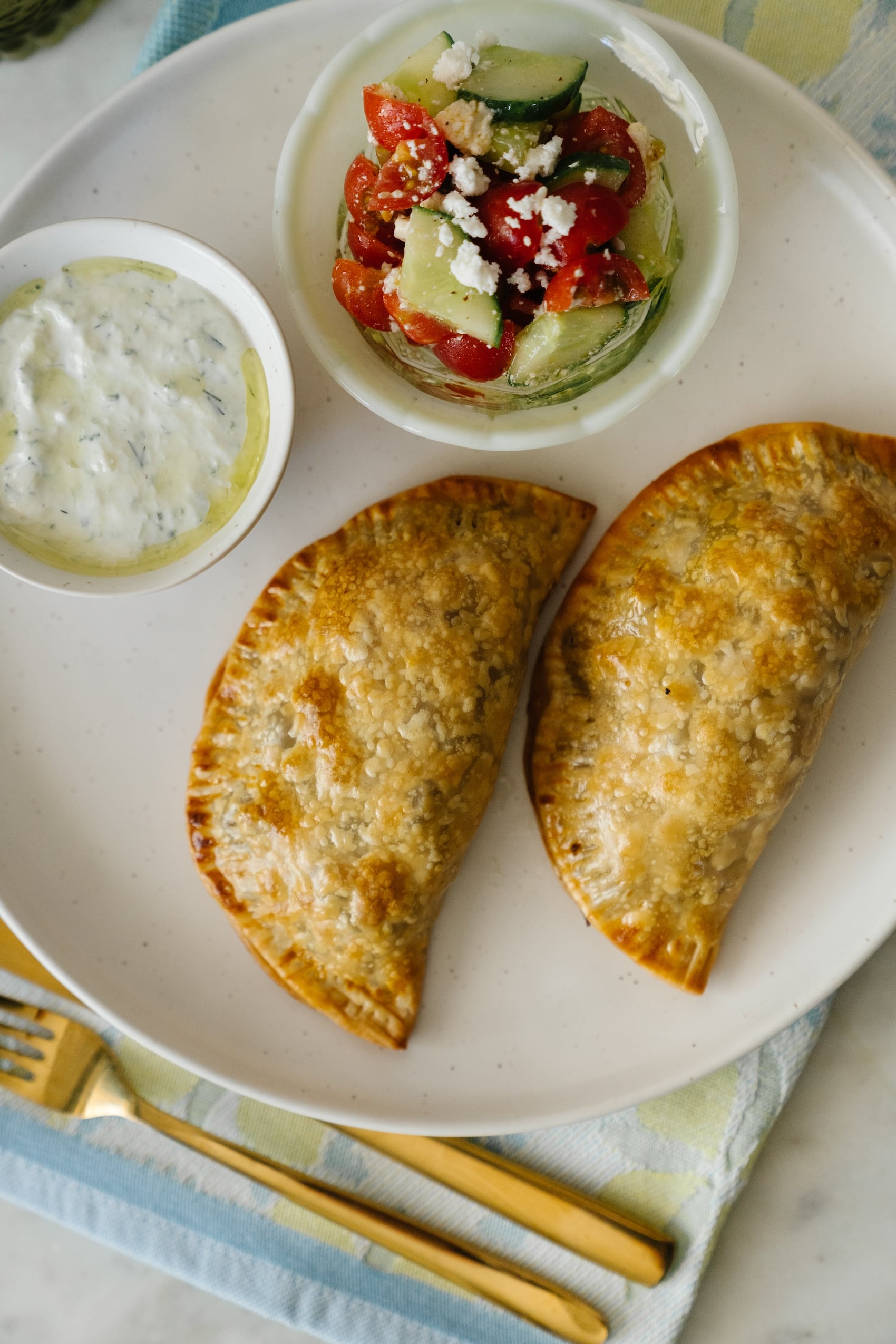 Greek Ground Beef and Potato Handpies - Blushing Bungalow | So Cute You ...