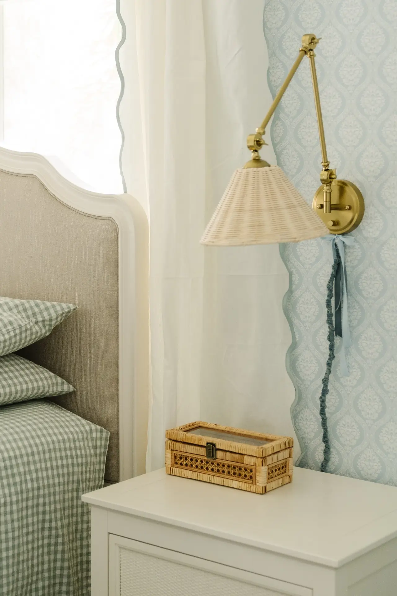 How to Hide a Plugin Light Cord - Blushing Bungalow | So Cute You'll ...