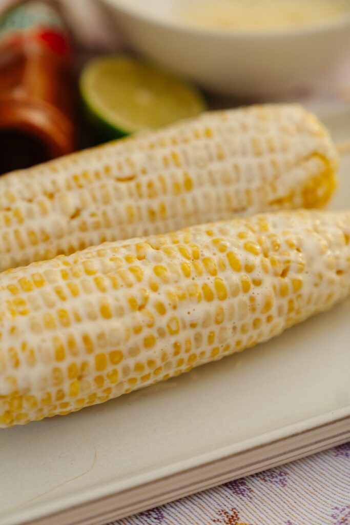 Easy Mexican Corn on the Cob - Blushing Bungalow | So Cute You'll Blush ☺️